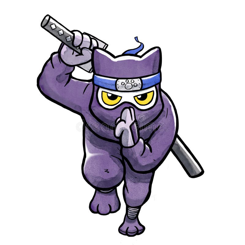 Running Ninja Game Sprite.vector Illustration Stock Vector ...