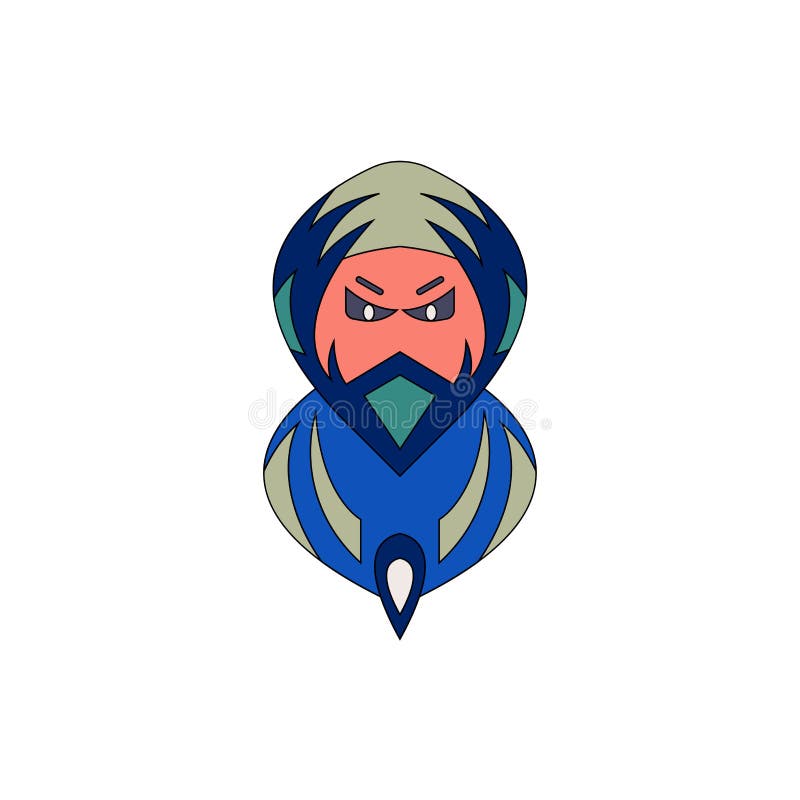 Ninja game icon logo stock vector. Illustration of design - 228781412