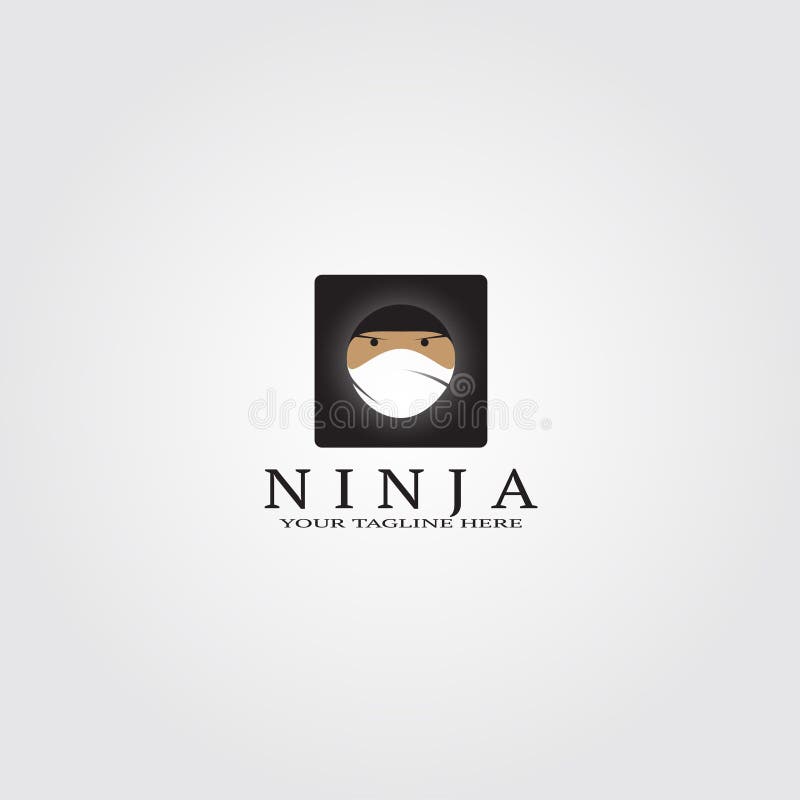 Ninja Logo Template, Creative Vector for Business Corporate, Element ...