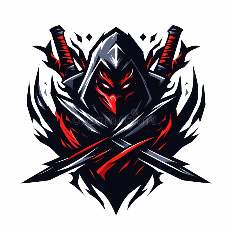 Ninja Mascot Logo Creative Ninja Emblem Design Concept ,image is ...