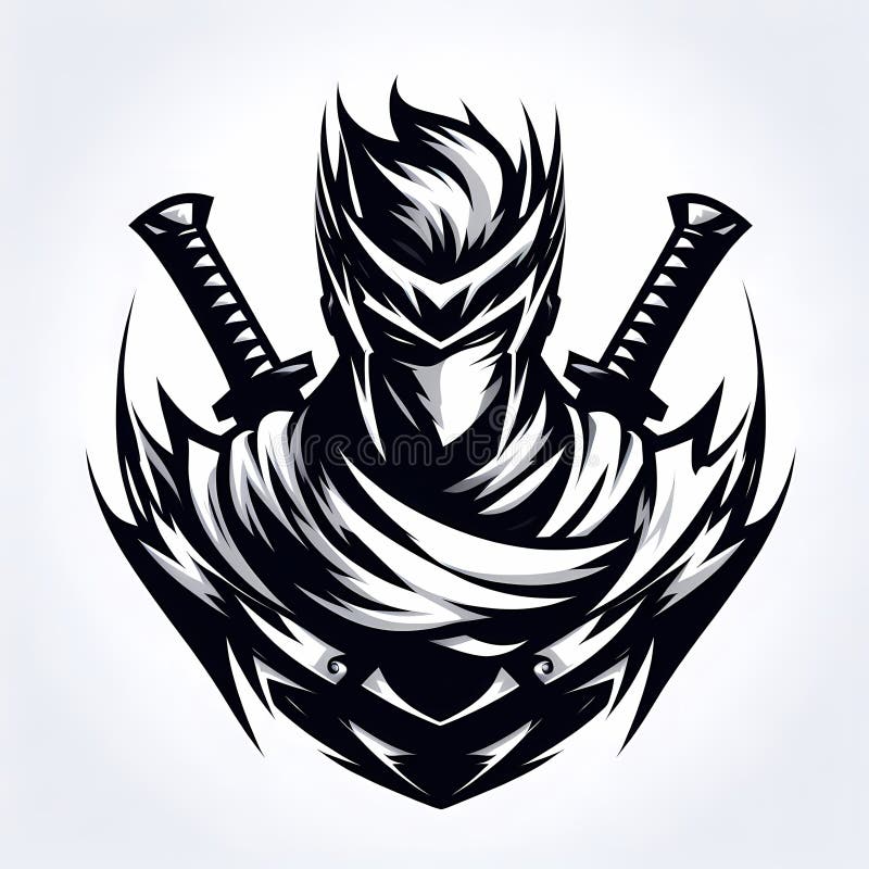 Ninja Mascot Logo Creative Ninja Emblem Design Concept ,image is ...