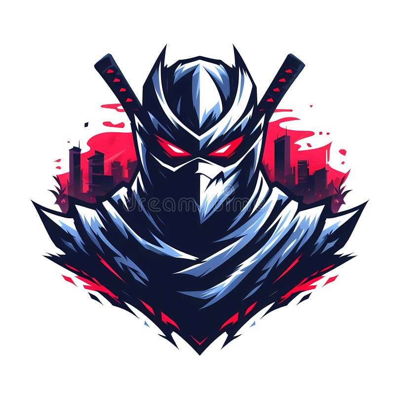 Ninja Mascot Logo Creative Ninja Emblem Design Concept ,image is ...