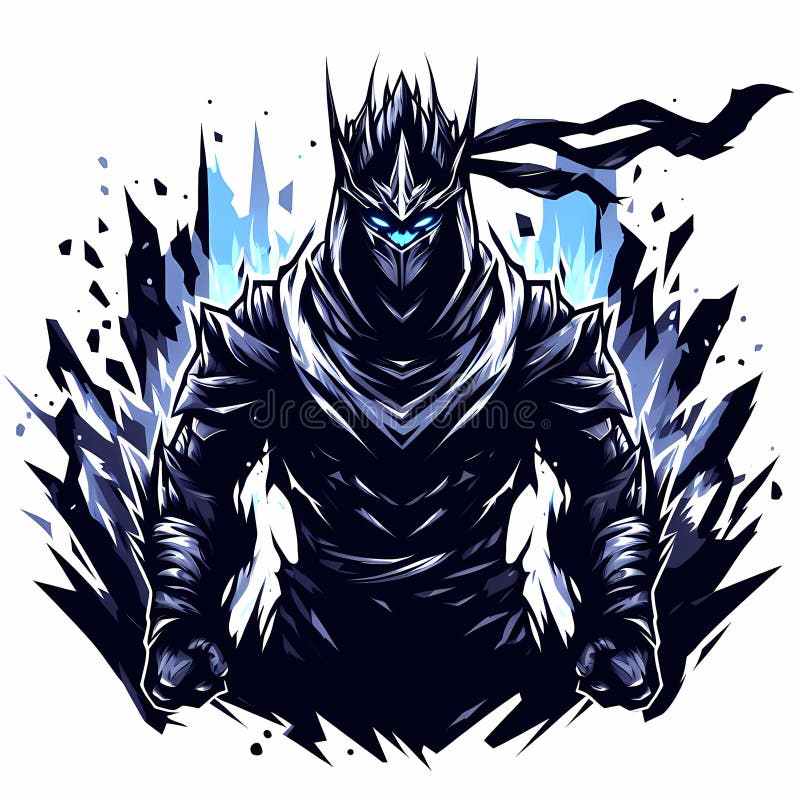 Ninja Mascot Logo Creative Ninja Emblem Design Concept ,image is ...