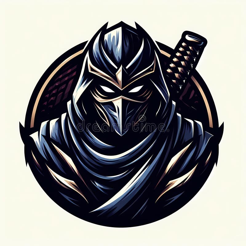Ninja Mascot Logo Creative Ninja Emblem Design Concept ,image is ...