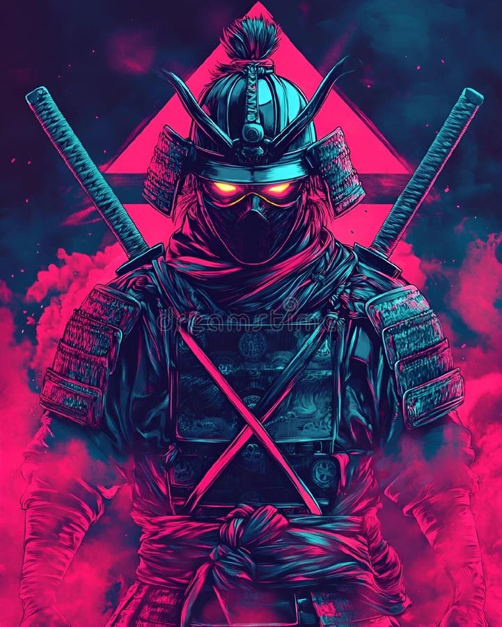 Ninja Sketch High Quality Hyper Realistic Illustrations Stock ...