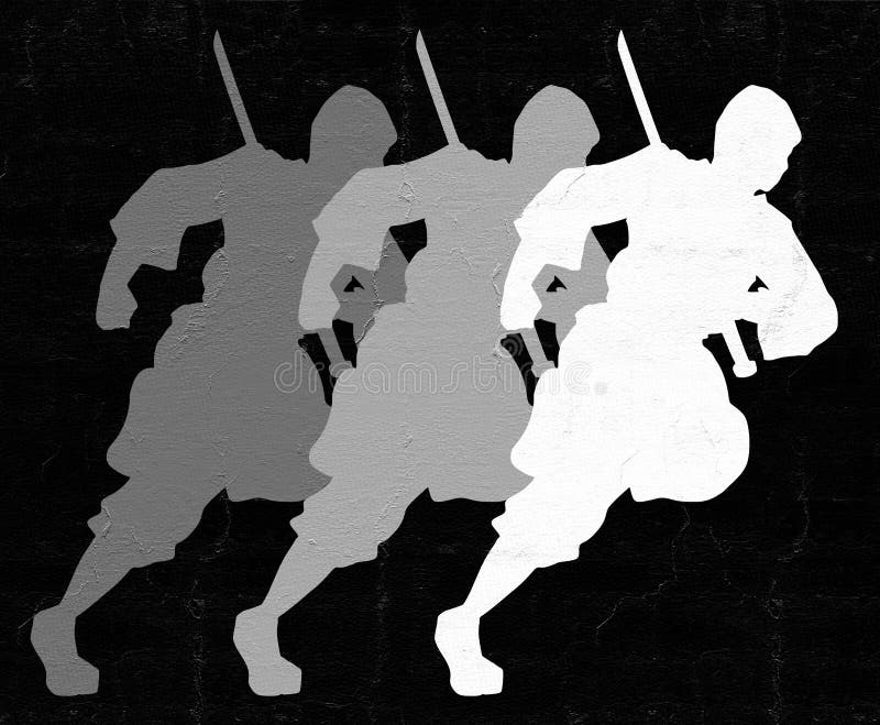 Ninja speed stock illustration. Illustration of ancient - 70672677