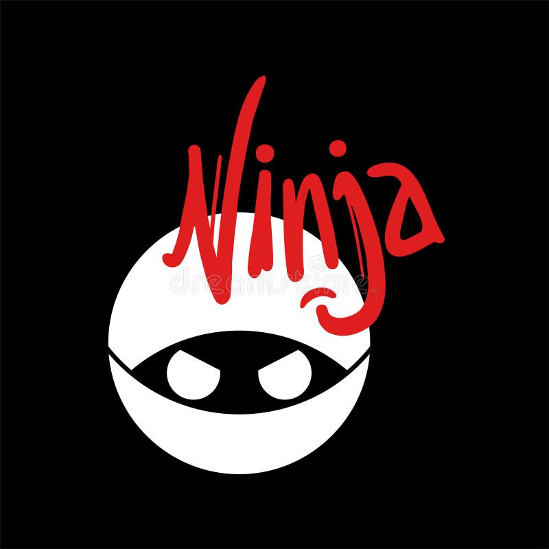 Ninja-Symbol vektor abbildung. Illustration von kämpfer - 107543360