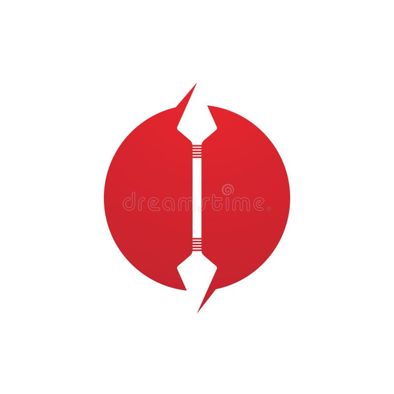 Ninja weapons vector logo stock vector. Illustration of culture - 198506948