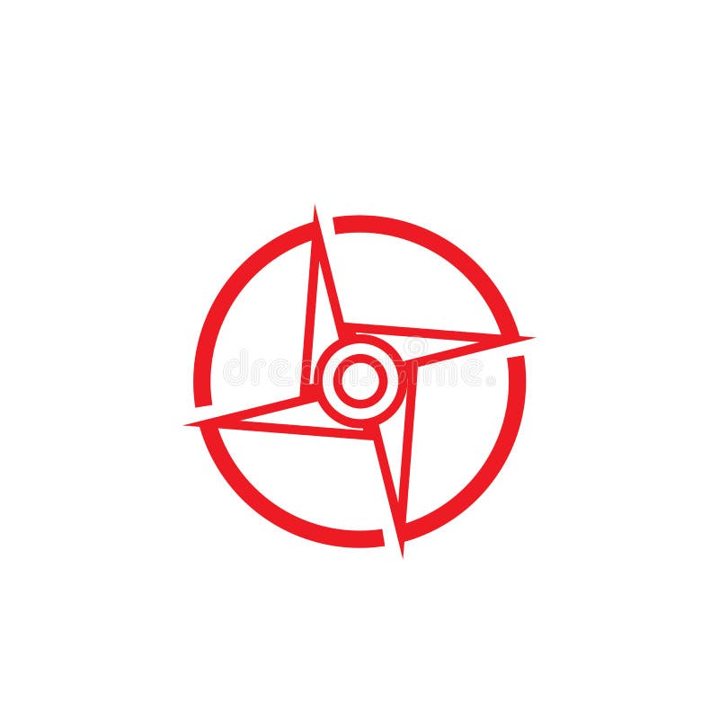 Ninja weapons vector logo stock vector. Illustration of metal - 198506342