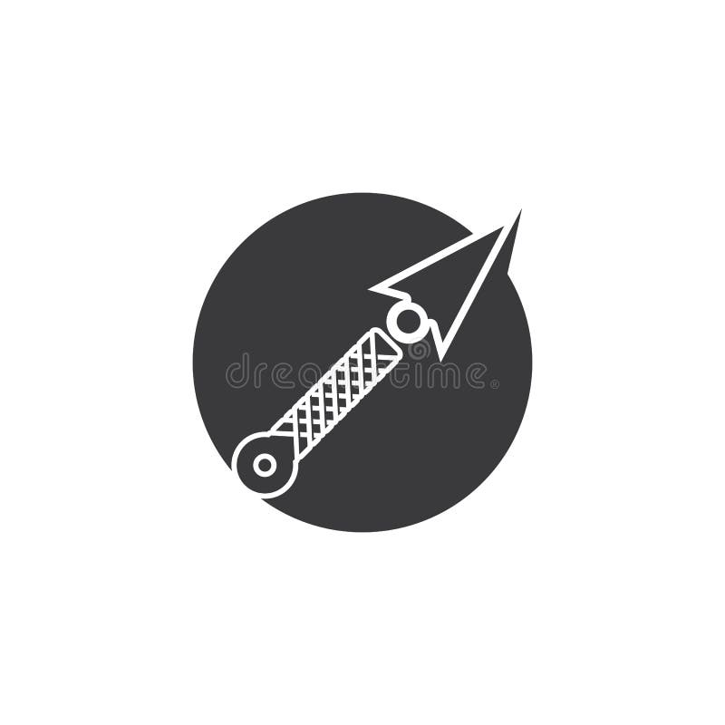 Ninja weapons vector logo stock vector. Illustration of graphic - 198506677