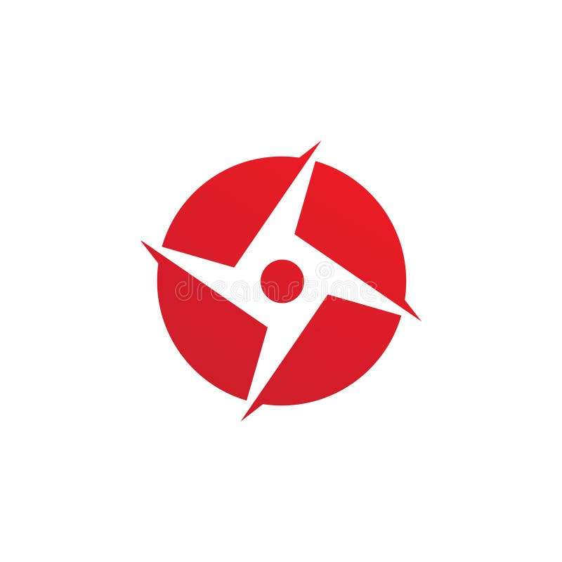 Ninja weapons vector logo stock vector. Illustration of cartoon - 198506799