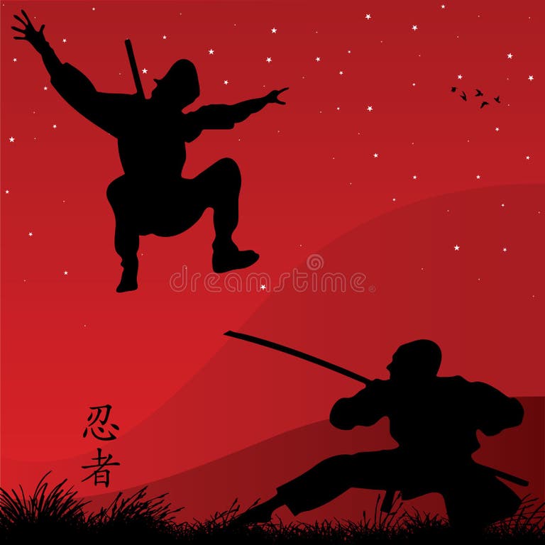 Fighting Ninjas Stock Illustrations – 69 Fighting Ninjas Stock ...