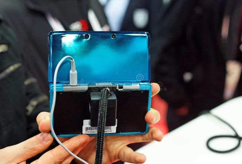 Nintendo 3ds 3d cameras editorial stock photo. Image of recreation ...