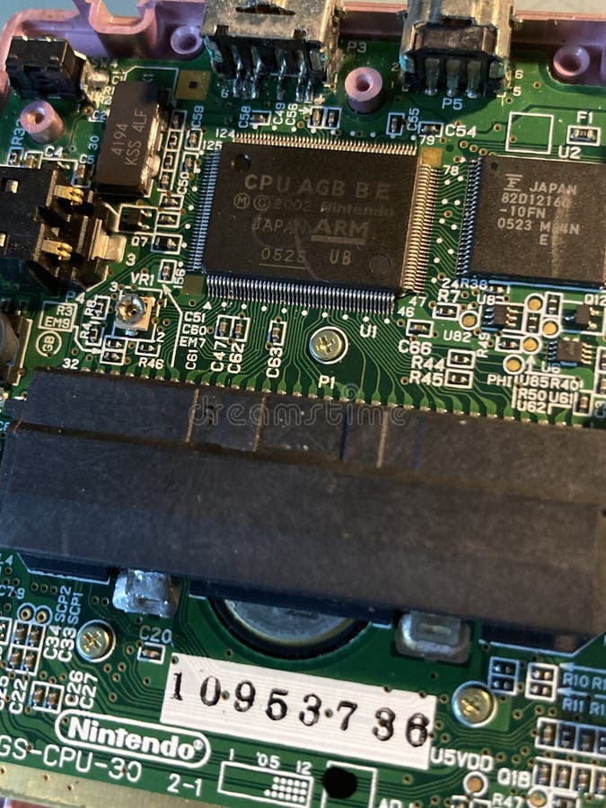 Nintendo Game Boy Advsp Motherboard Imagen editorial - Imagen de ...