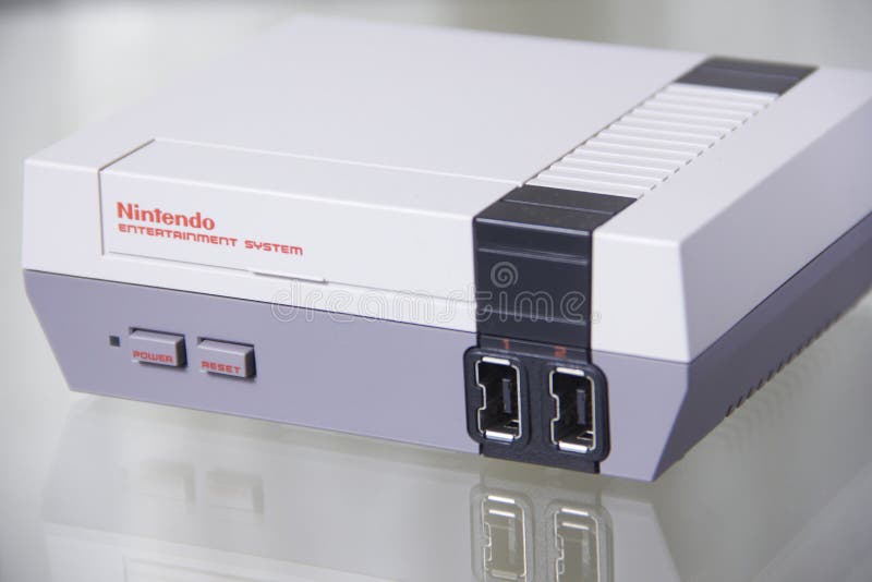 Nintendo NES Classic Edition with Reflection Editorial Image - Image of ...