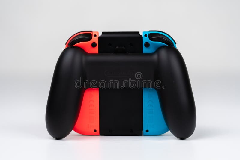 Nintendo Switch Joycon Controller Blue and Red Editorial Image - Image ...