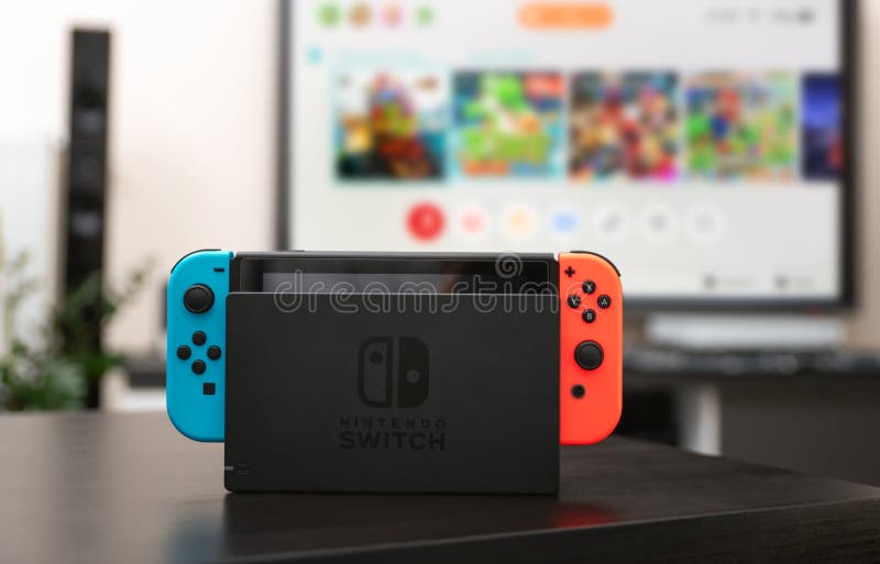 Nintendo Switch - Popular Mobile Console Editorial Image - Image of ...