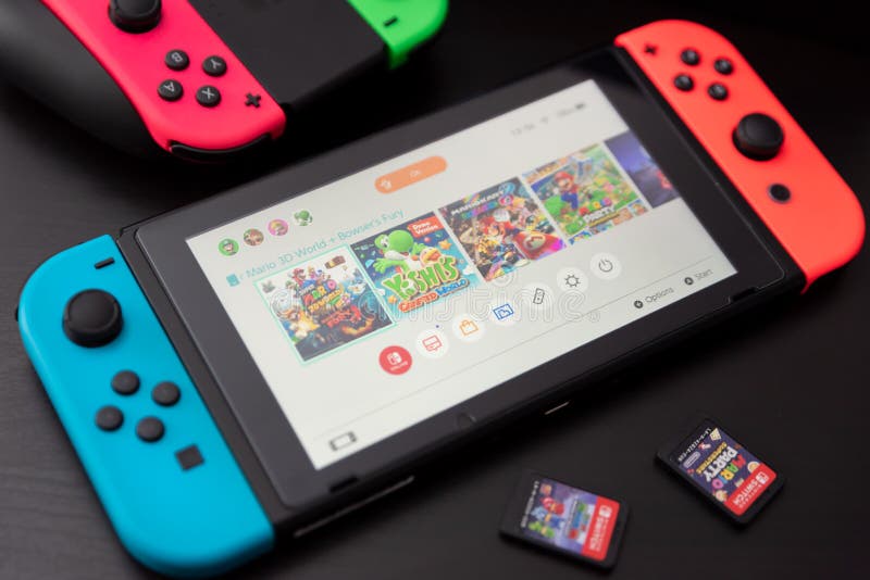 Nintendo Switch - Popular Mobile Console Editorial Photo - Image of ...