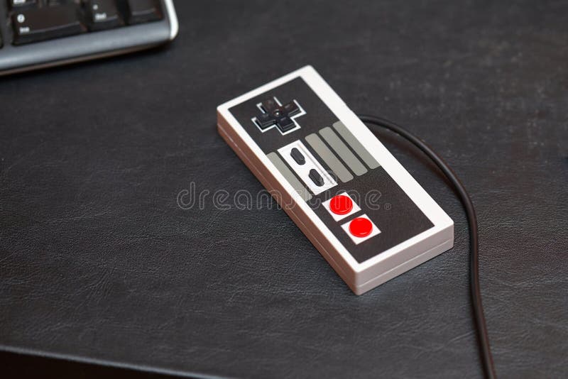 Nintengo NES controller stock photo. Image of entertainment - 160504016