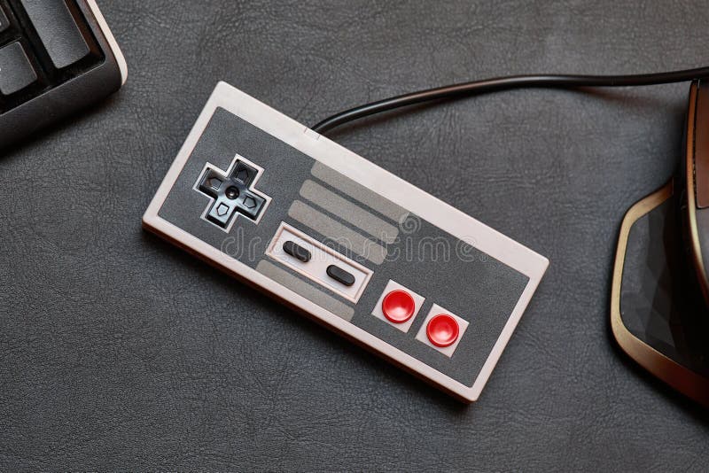 Nintengo NES controller stock photo. Image of mini, home - 231783042