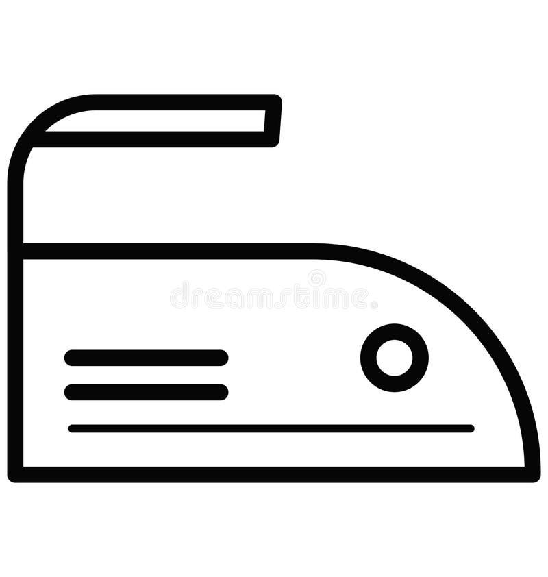 Iron Isolated Vector Icon for Sewing and Tailoring Stock Vector ...