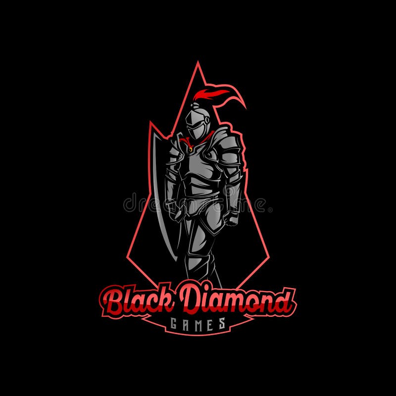 Iron knight Geometry Style stock vector. Illustration of devil - 140282392