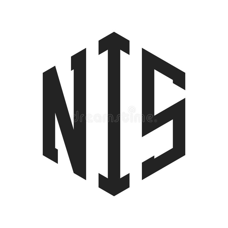 NIS Logo Design. Initial Letter NIS Monogram Logo Using Hexagon Shape ...