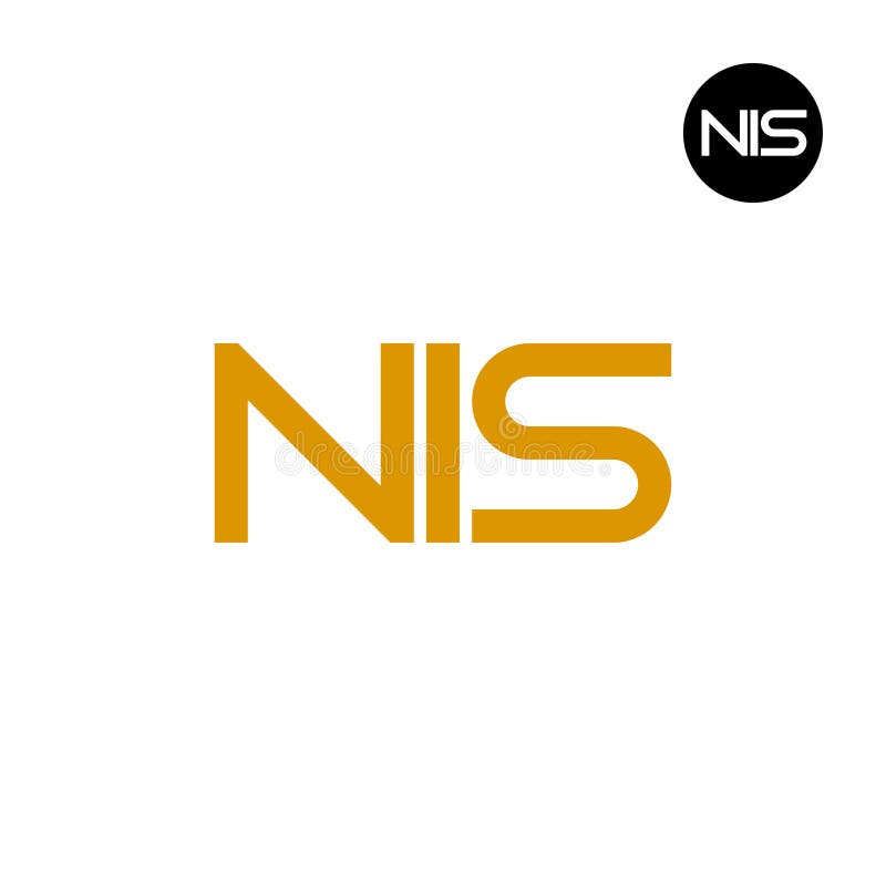 Nis Monogram Stock Illustrations – 10 Nis Monogram Stock Illustrations, Vectors & Clipart ...