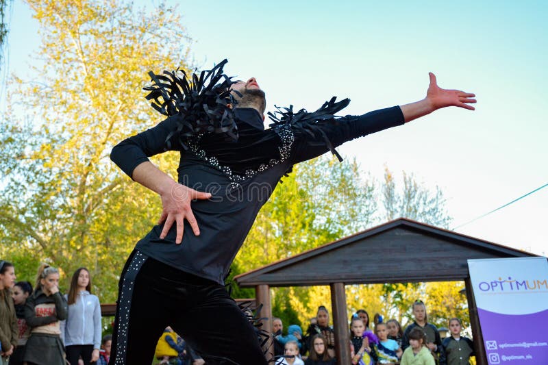 Energetic Dance Performance Under Open Sky on International Dance Day ...