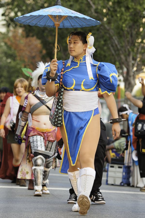 Nisei Week Parade Participant Editorial Photo - Image of umbrella, week ...