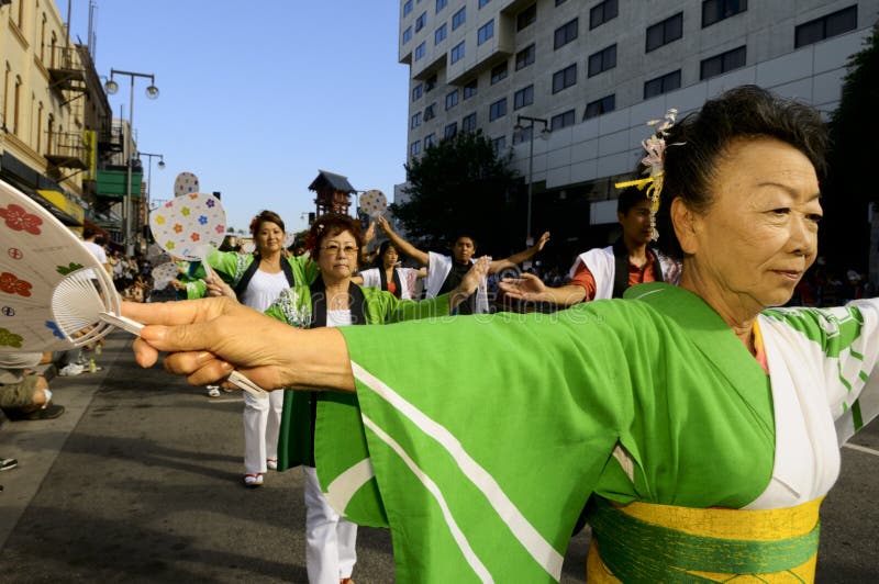 Nisei week participant editorial stock photo. Image of parade - 10839228