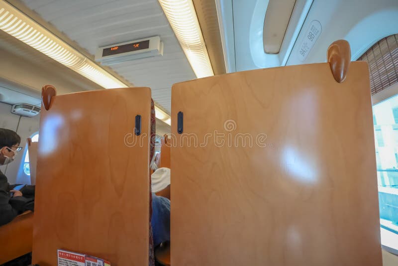 Nishi Kyushu Shinkansen Kamome Train Ordinary Car May 18 2024 Stock ...