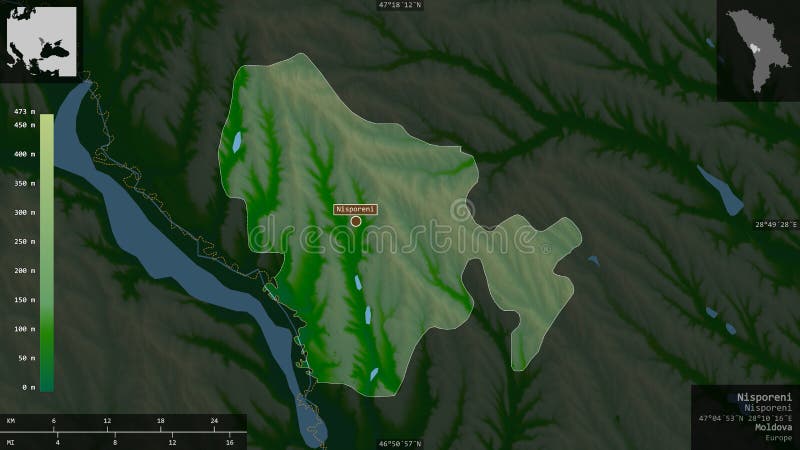 Nisporeni, Moldova - Composition. Physical Stock Illustration ...