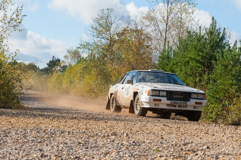 Nissan 240RS rally car editorial stock photo. Image of japanese - 27506068