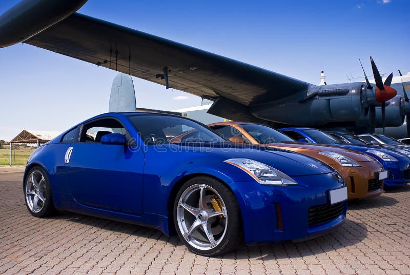 Nissan 350Z - Range of Colours Stock Photo - Image of shackleton ...