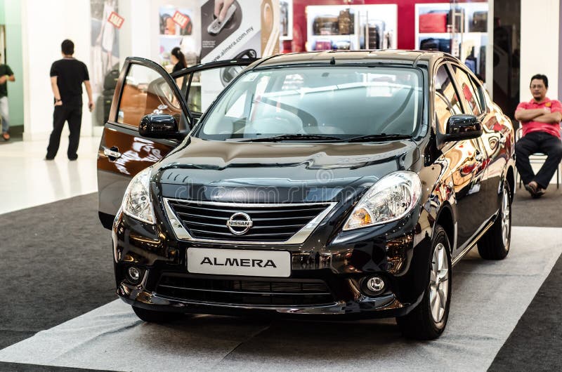 NISSAN ALMERA Show at the Second Bangkok International Auto Sal ...