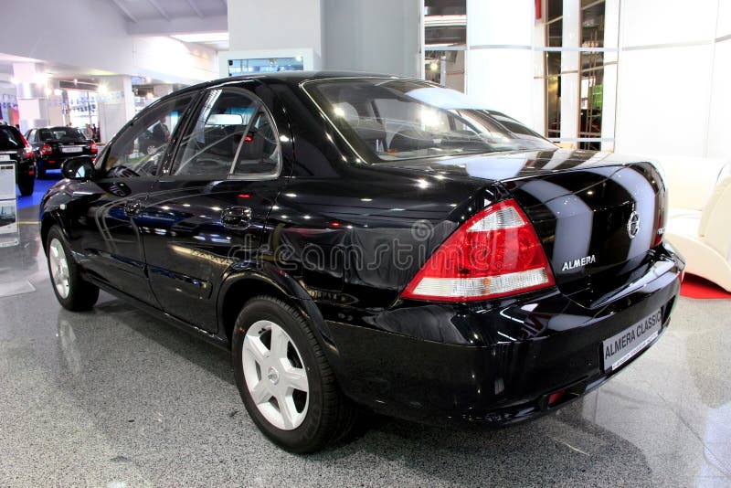 Nissan Almera Classic editorial stock photo. Image of model - 37456338
