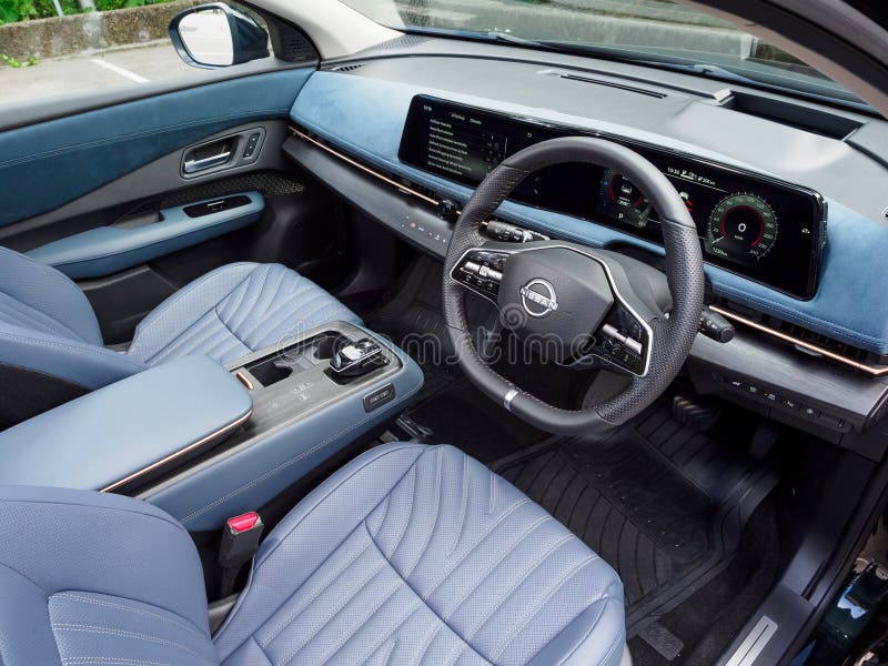 Nissan ARIYA EV Interior editorial image. Image of battery - 353992720