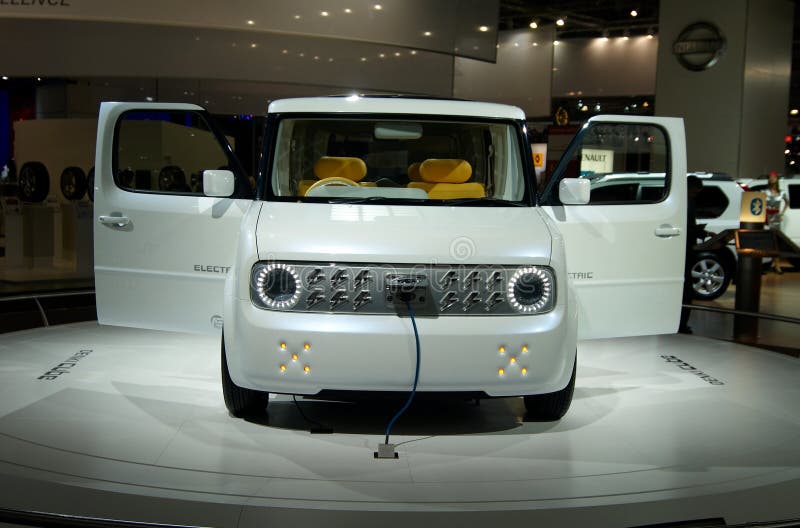 Nissan Denki Cube EV editorial image. Image of acceleration - 6235360