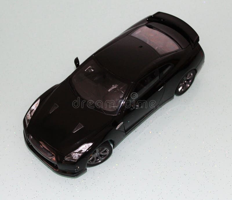 Nissan GT-R top view editorial stock photo. Image of body - 42588068