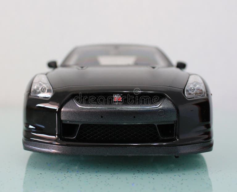 Nissan GTR front view editorial stock image. Image of hood - 42587434