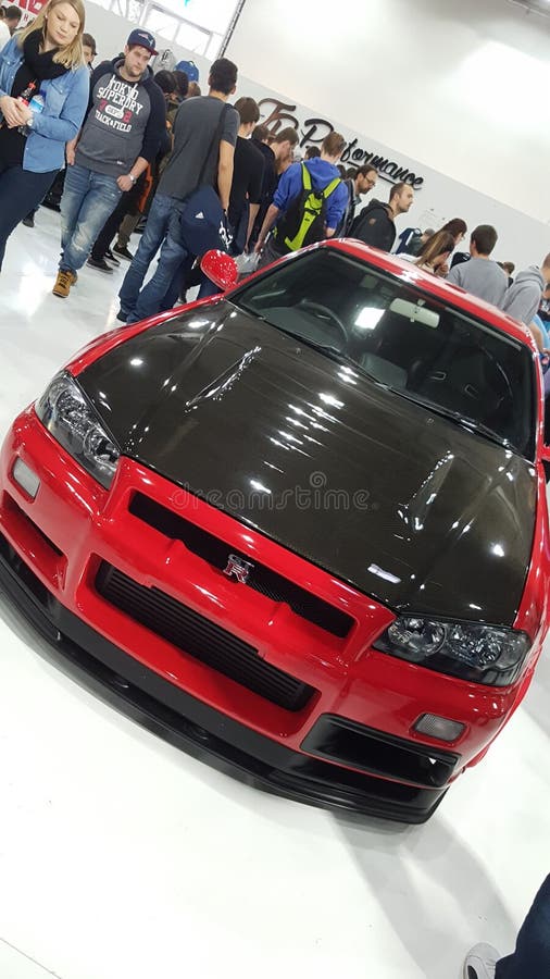 Nissan GTR editorial stock image. Image of performance - 124052174