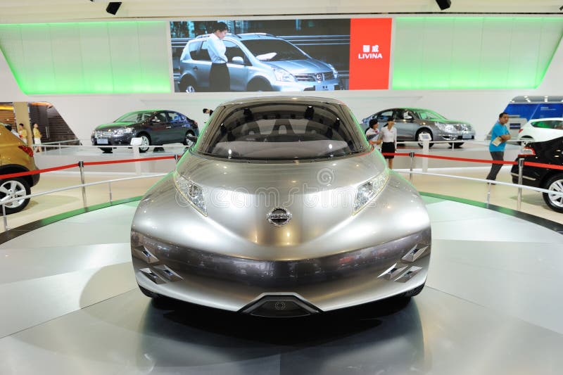 Nissan Mixim Concept Car Front Editorial Photography - Image of driving ...