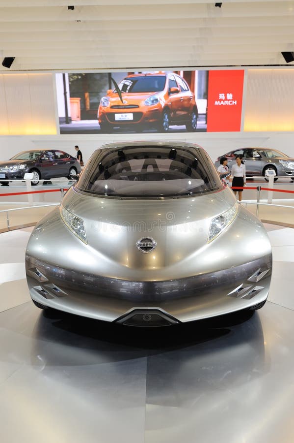 Nissan Mixim Concept Car Front Editorial Photography - Image of chinese ...