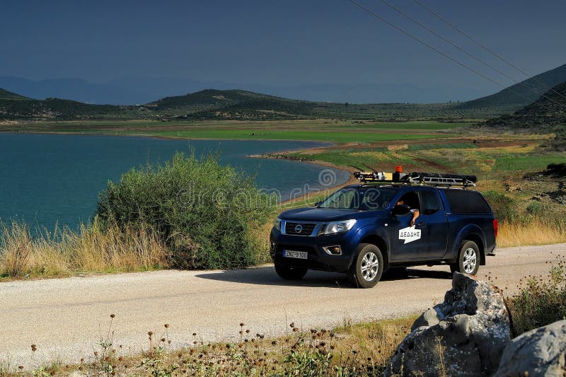 NISSAN NAVARA, HEDNO - Greece Editorial Image - Image of lake ...