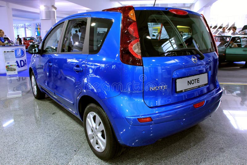 Nissan Note editorial photo. Image of blue, mobile, driver - 37456481
