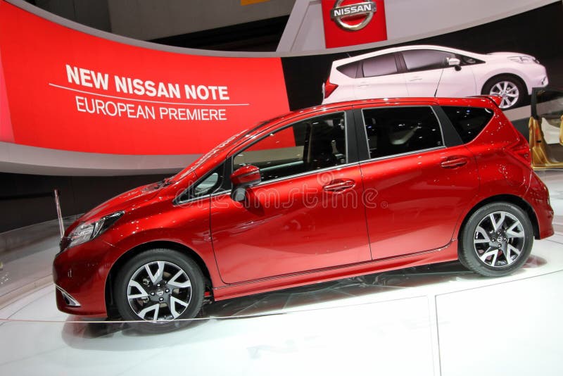 Nissan note car editorial photo. Image of automobile - 29693181
