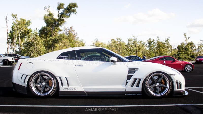 Nissan R35 GTR stock photo. Image of skymeet, importfest - 101152162