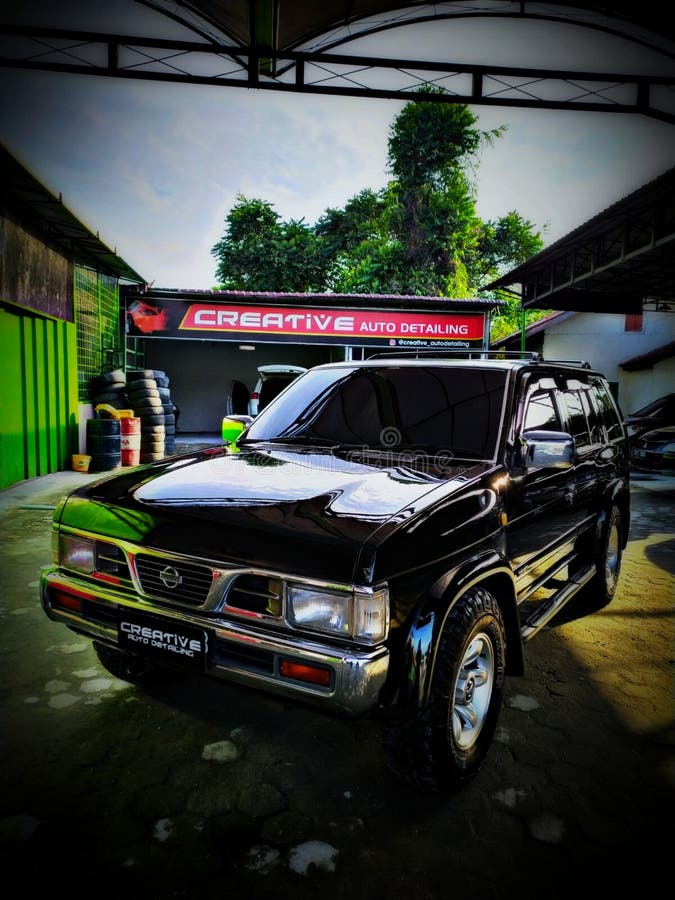 Nissan Terrano Spirit 2002 after Maintenance Editorial Stock Image ...