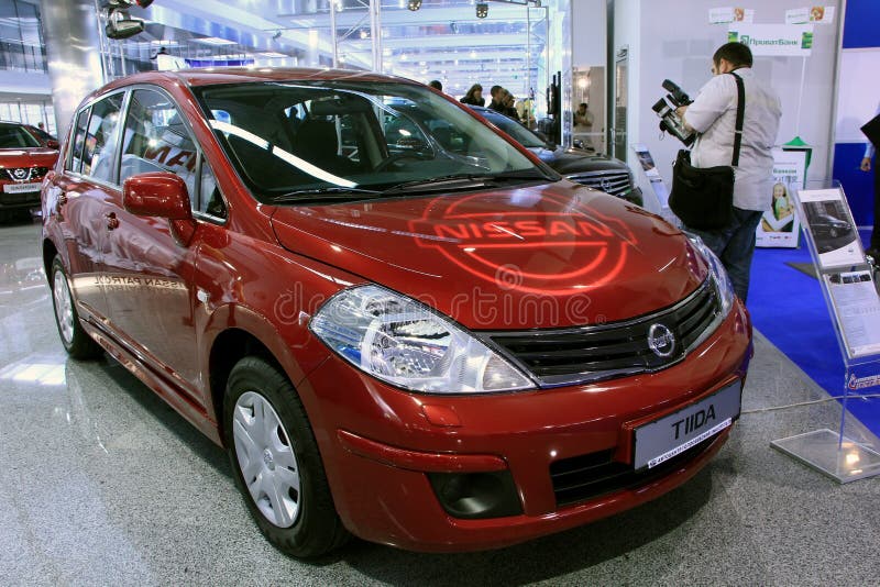 Nissan Tiida editorial stock image. Image of future, luxury - 37455869